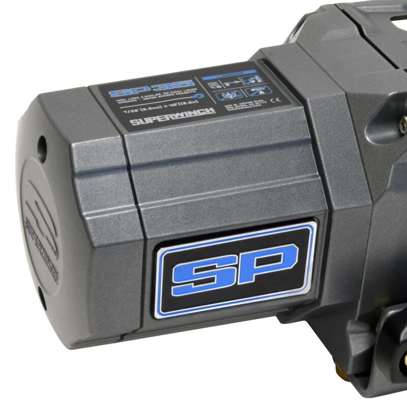 Superwinch 3500 LBS 12V DC 7/32in x 40ft Steel Rope Roller Fairlead SP – Dynotech Tuning Online