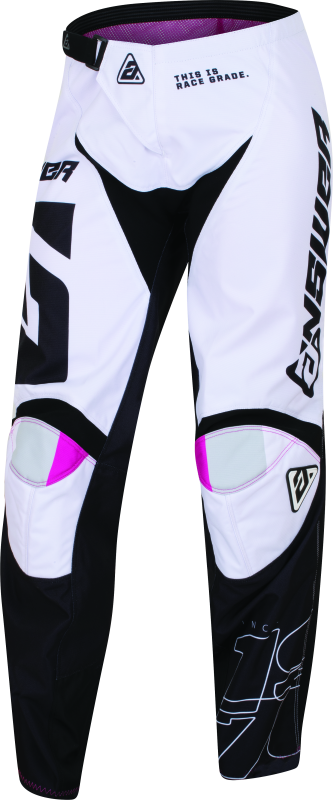 Answer 23 Syncron CC Pant Black/White/Rhodamine Womens - 16 Regular – Dynotech Tuning Online