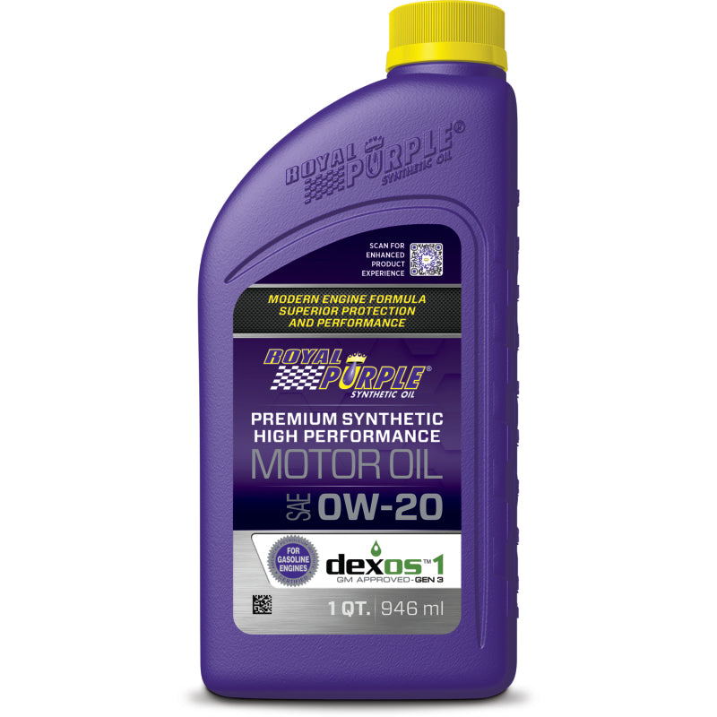 Royal Purple Premium Synthetic High Performance Multi-Grade 0W-20 Moto – Dynotech Tuning Online