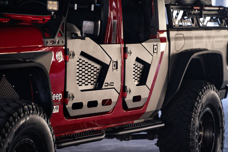 DV8 Offroad 18-22 Jeep Wrangler JL/JT Spec Series Half Doors - Front S – Dynotech Tuning Online