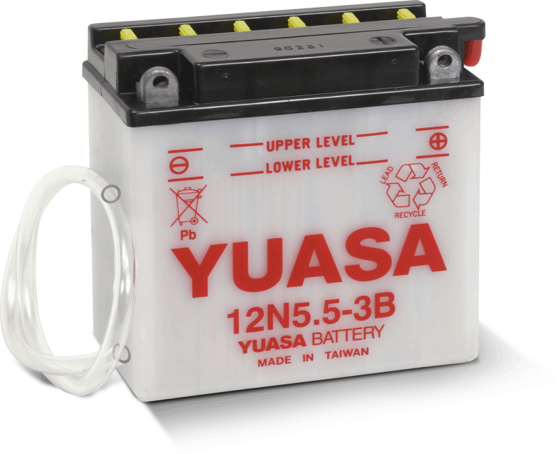 Yuasa 12N5.5-3B Conventional 12-Volt Battery – Dynotech Tuning Online